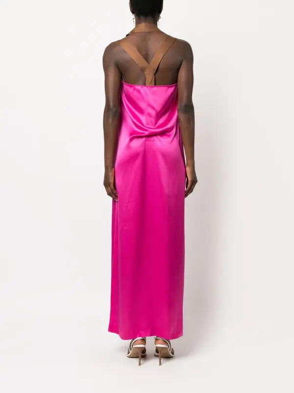 ALYSI Satin Long Dress