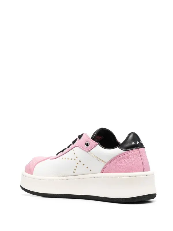 Kenzo Contrasting Toecap Low-top Sneakers - Pink