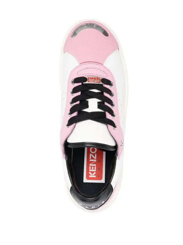 Kenzo Contrasting Toecap Low-top Sneakers - Pink