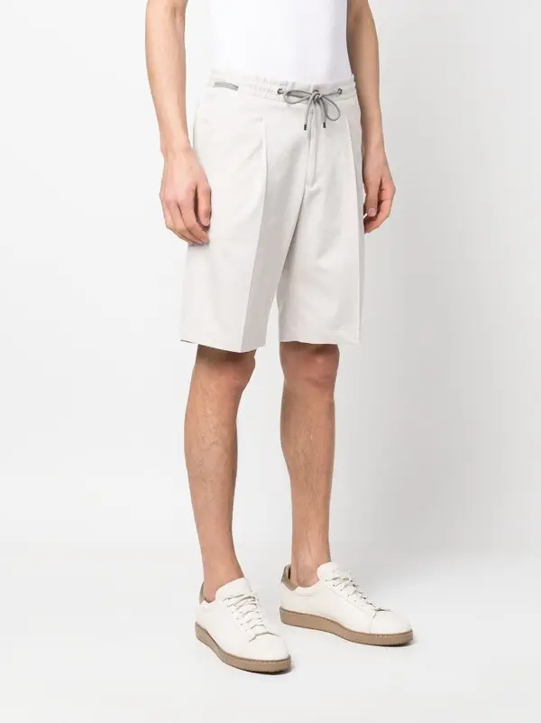 Corneliani Drawstring Waist Chino Shorts
