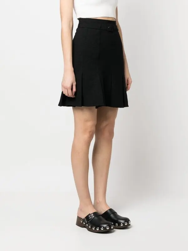 Patou Belted A-line Skirt