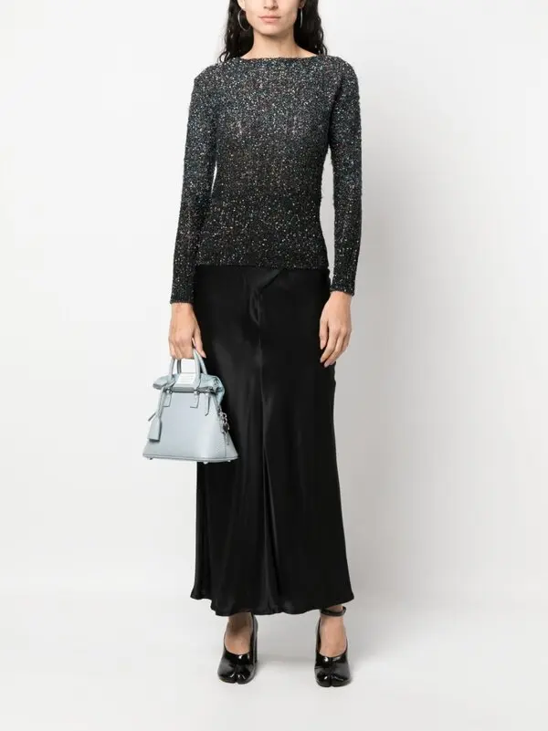 MAISON MARGIELA Sequin-embellished Jumper - Blue