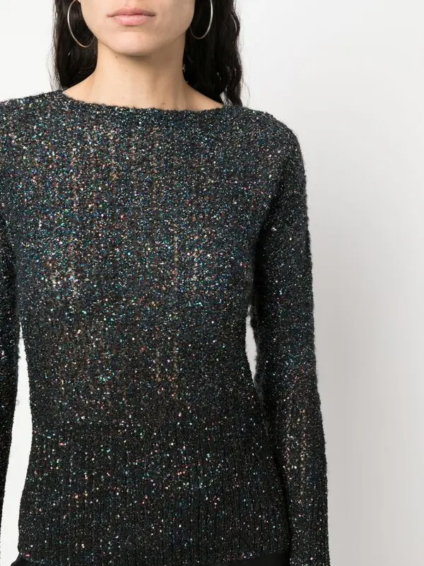 MAISON MARGIELA Sequin-embellished Jumper - Blue