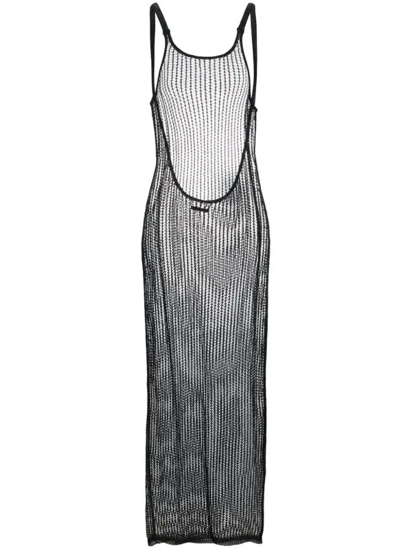 Heron Preston Open-knit Dress
