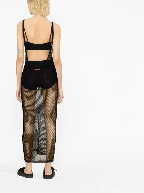 Heron Preston Open-knit Dress