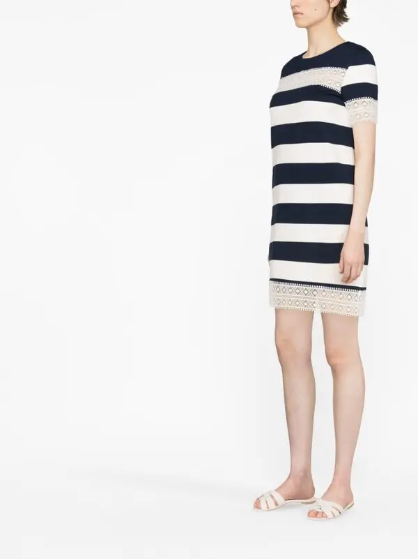 TWINSET Striped Mini Dress