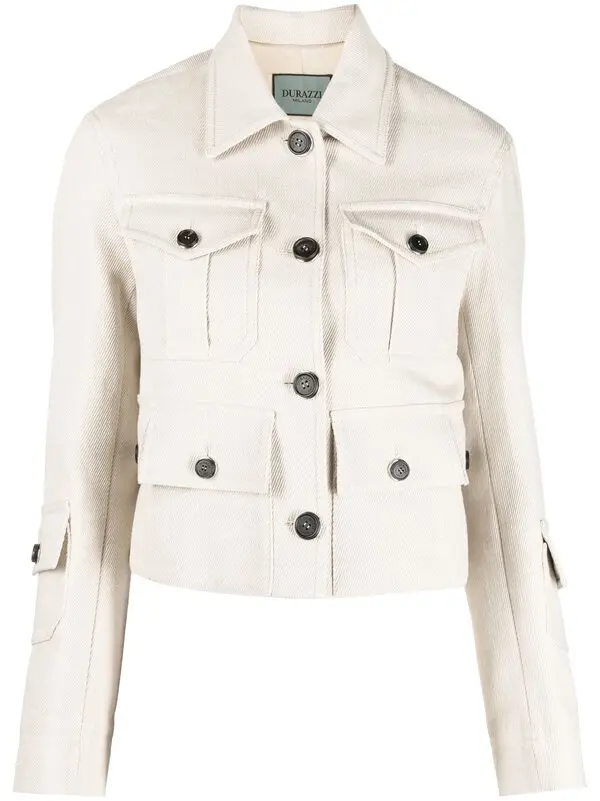DURAZZI MILANO Multi-pocket Cropped Jacket