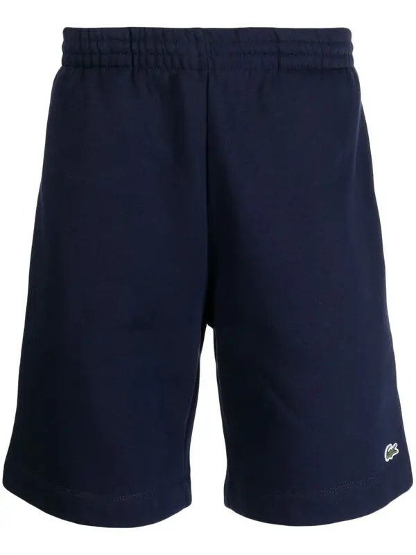 Lacoste Logo-patch Track Shorts - Blue