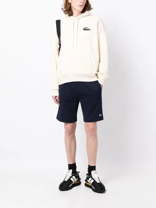 Lacoste Logo-patch Track Shorts - Blue
