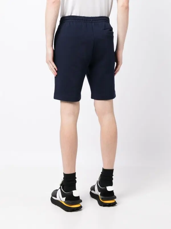 Lacoste Logo-patch Track Shorts - Blue