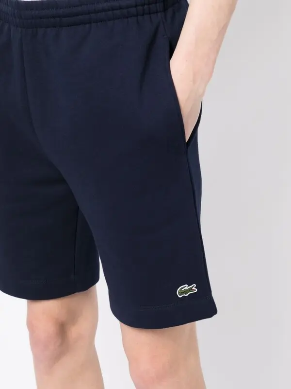 Lacoste Logo-patch Track Shorts - Blue
