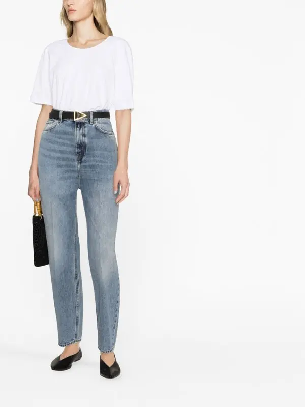 TOTEME Organic Cotton Tapered Jeans