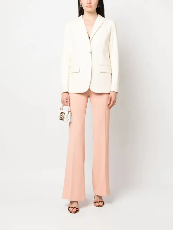 TWINSET Pleated Flared Trousers