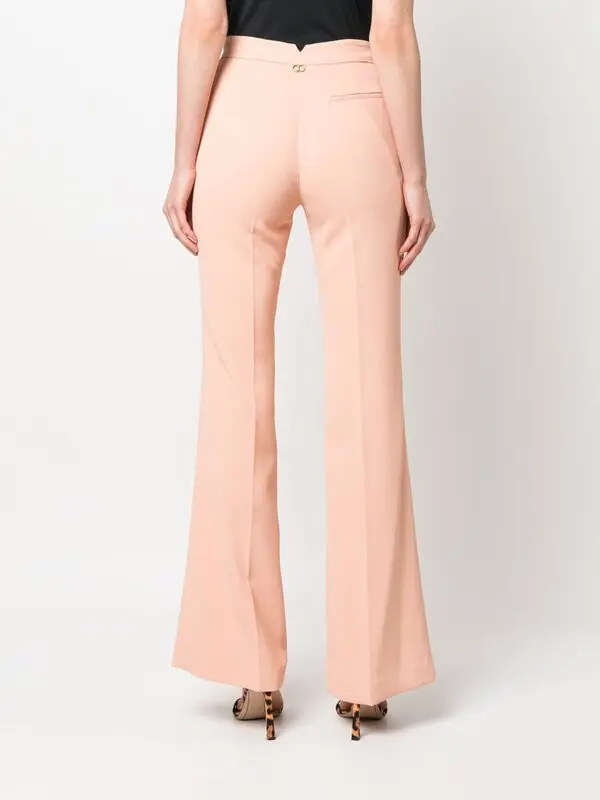TWINSET Pleated Flared Trousers