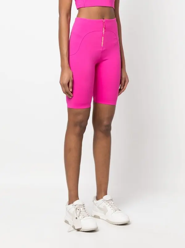 Off-White Logo Zip Cycling Shorts