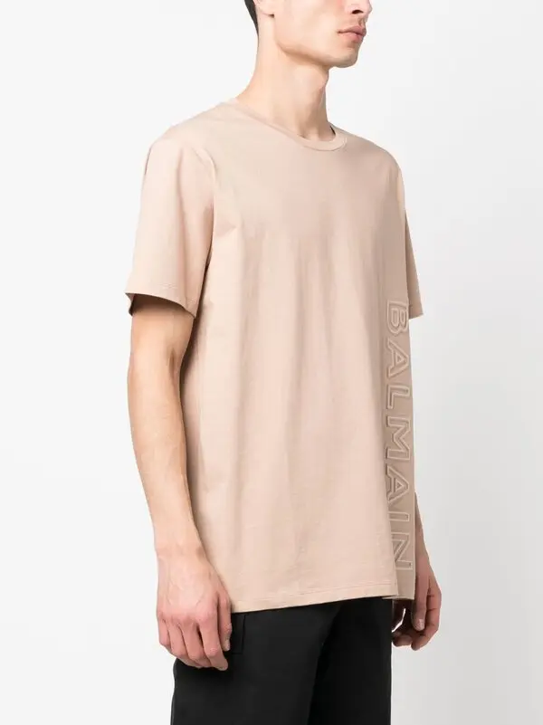 Balmain Logo-embossed Cotton T-shirt