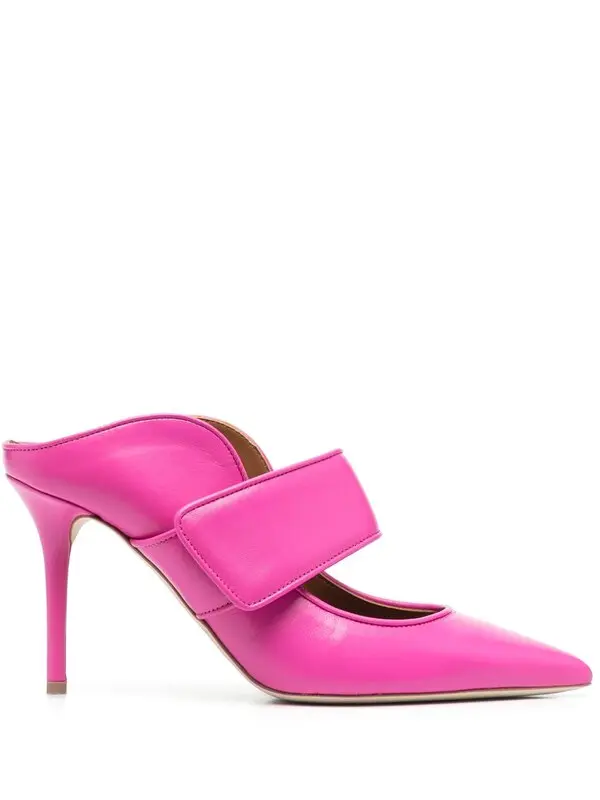 MALONE SOULIERS Pointed-toe Leather Mules