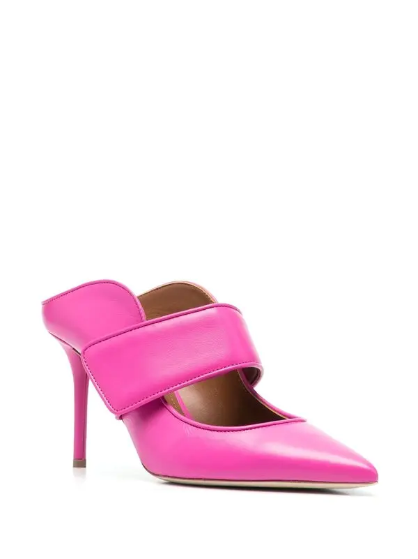 MALONE SOULIERS Pointed-toe Leather Mules