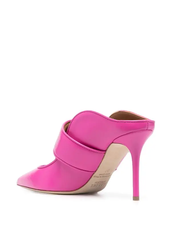 MALONE SOULIERS Pointed-toe Leather Mules