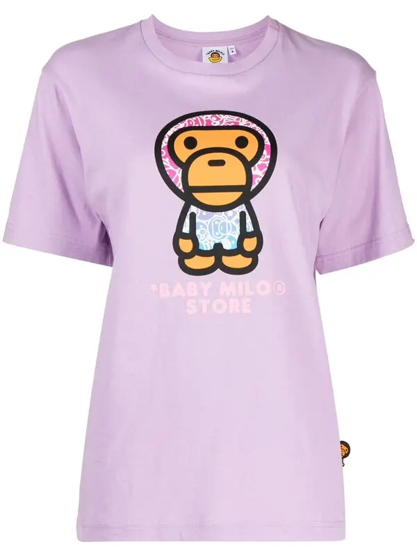 Baby Milo® Store By *A Bathing Ape® Logo-Print Cotton T-Shirt In