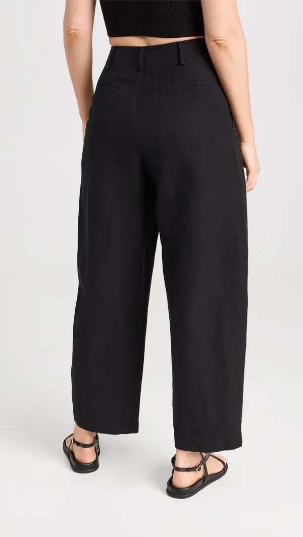 APIECE APART Bari Crop Trousers - Black