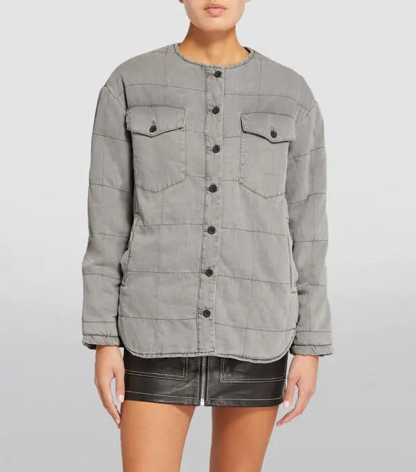 ALLSAINTS Denim Clark Padded Jacket