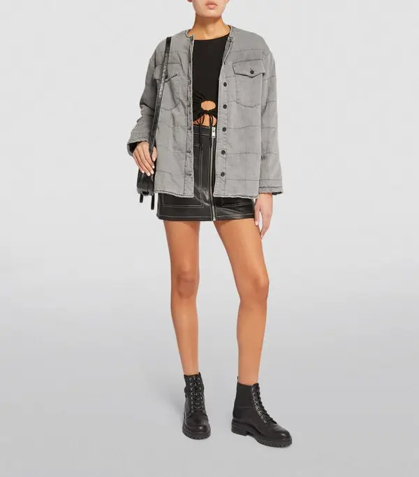 ALLSAINTS Denim Clark Padded Jacket