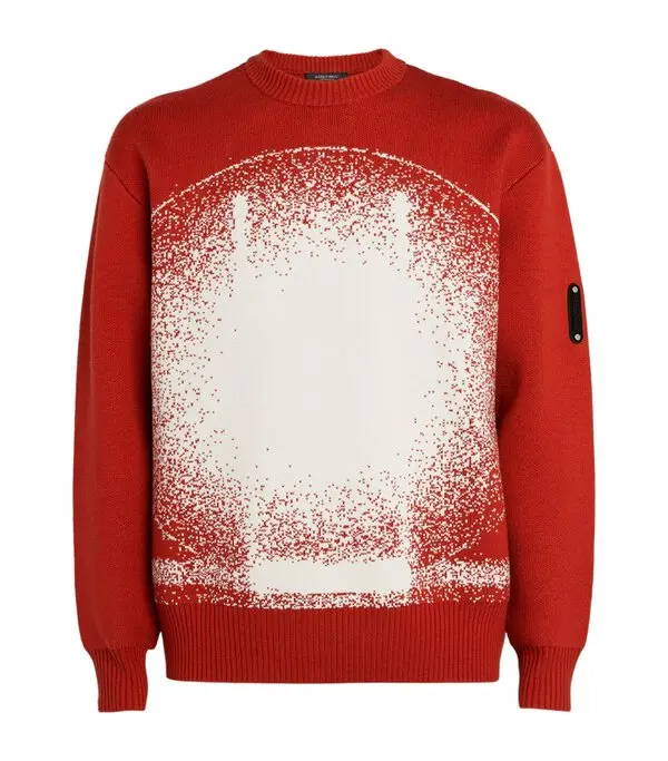 A-COLD-WALL* Wool-blend Graphic Print Sweater