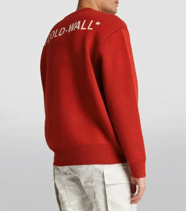 A-COLD-WALL* Wool-blend Graphic Print Sweater