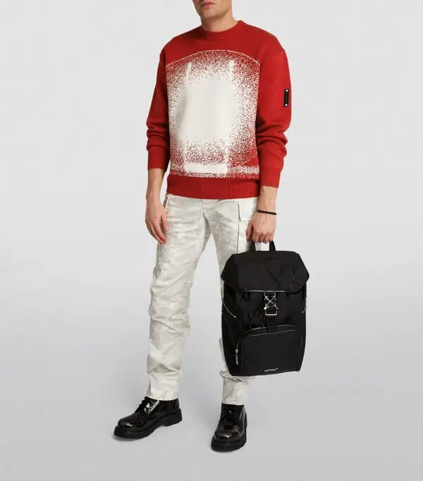 A-COLD-WALL* Wool-blend Graphic Print Sweater