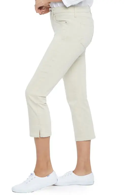 NYDJ Chloe Side Slit Crop Jeans - Feather