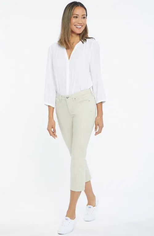 NYDJ Chloe Side Slit Crop Jeans - Feather
