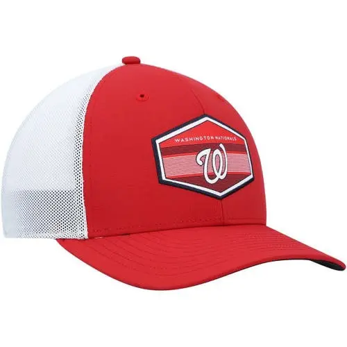 '47 White Washington Nationals Burgess Trucker Snapback Hat