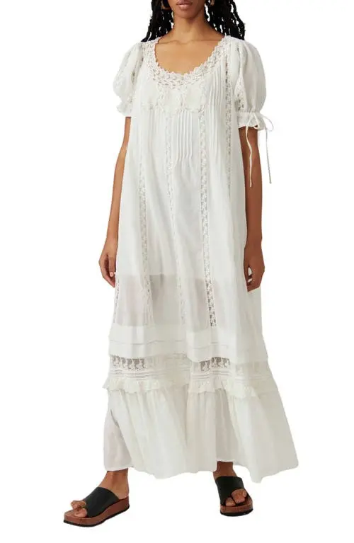 sachin and babi light blue dress Free People Dolly Embroidered Slip Ivory XL (Women's 14 main image 1