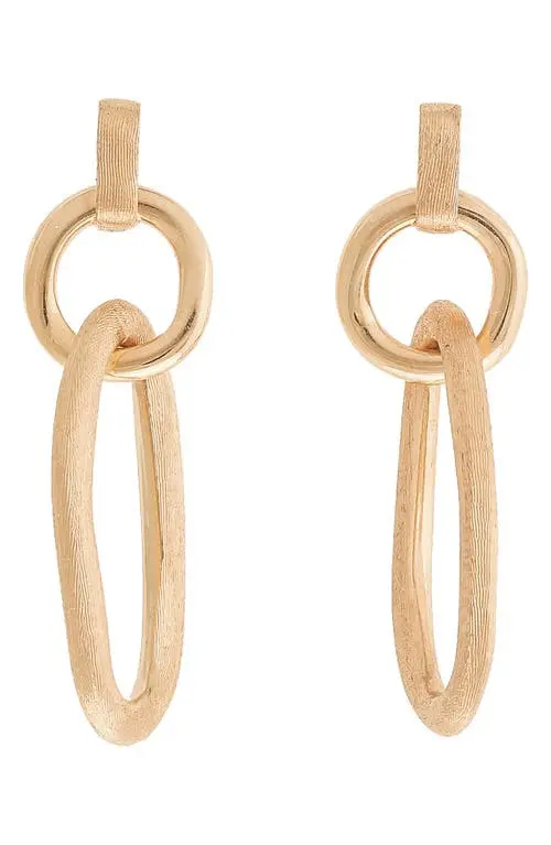 Marco Bicego Jaipur Double Link Drop Earrings - Yellow Gold