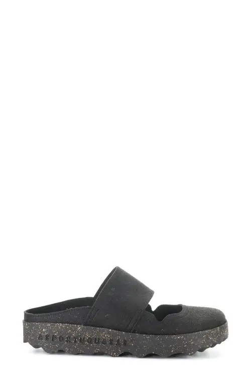 Fly London Cana Slide Sandal - Black