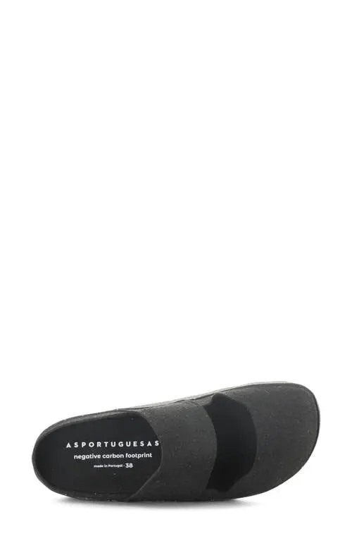 Fly London Cana Slide Sandal - Black