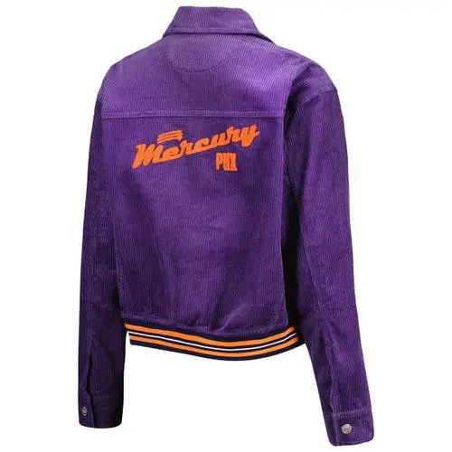 THE WILD COLLECTIVE Phoenix Mercury Corduroy Button-up Shacket