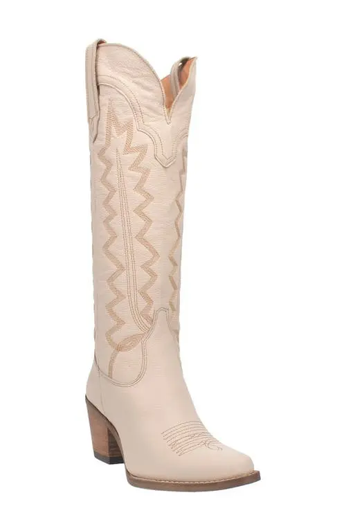 DINGO Knee High Western Boot - Sand