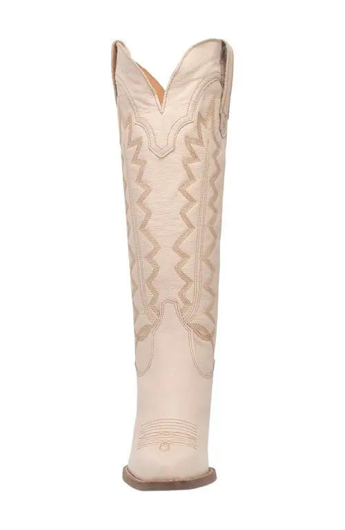 DINGO Knee High Western Boot - Sand