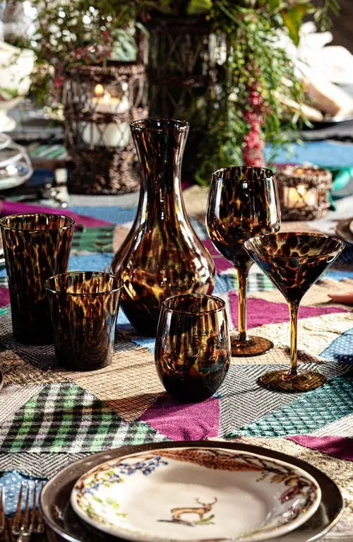 JULISKA Puro Tortoiseshell Martini Glass