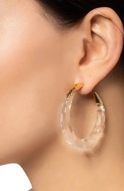 Alexis Bittar Lucite® Molten Hoop Earrings