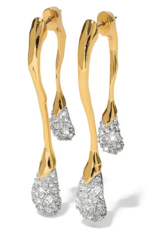 Alexis Bittar Solanales Crystal Ear Jackets - Champagne