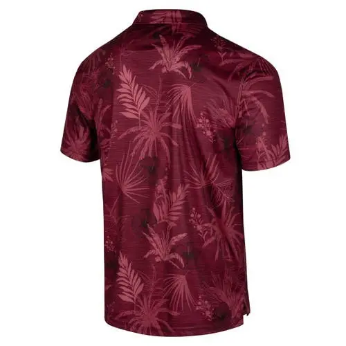 COLOSSEUM Mississippi State Bulldogs Palms Team Polo - Maroon