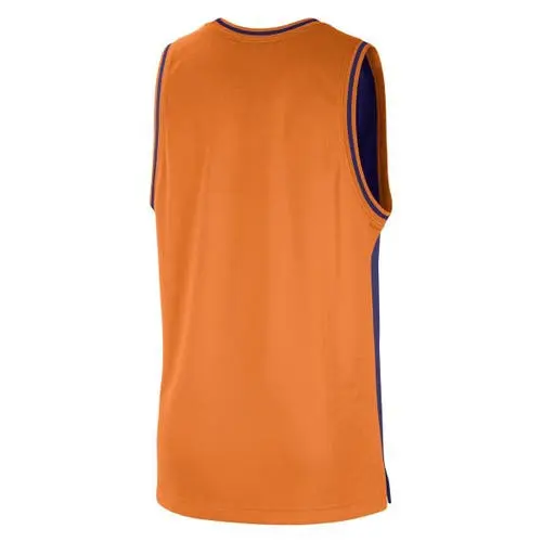 Nike Orange Phoenix Suns Courtside Versus Force Split Dna Performance Mesh Tank Top