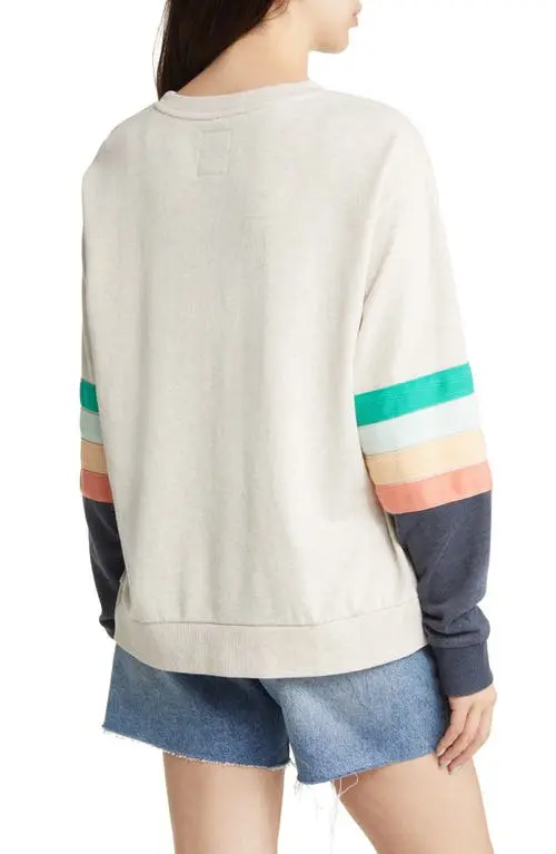 Rip Curl Surfbreak Stripe Cotton Sweatshirt
