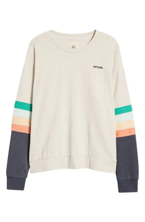 Rip Curl Surfbreak Stripe Cotton Sweatshirt