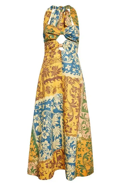 slim fit dress slacks Alemais Dreamer Halter Tier Dress main image 0