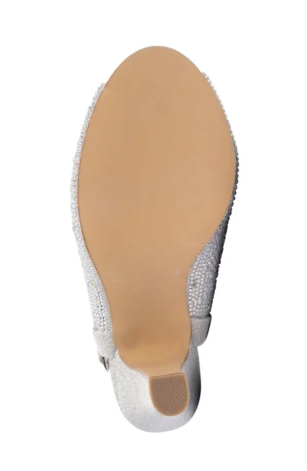 PARADOX LONDON PINK Glory Slingback Pumps - Silver