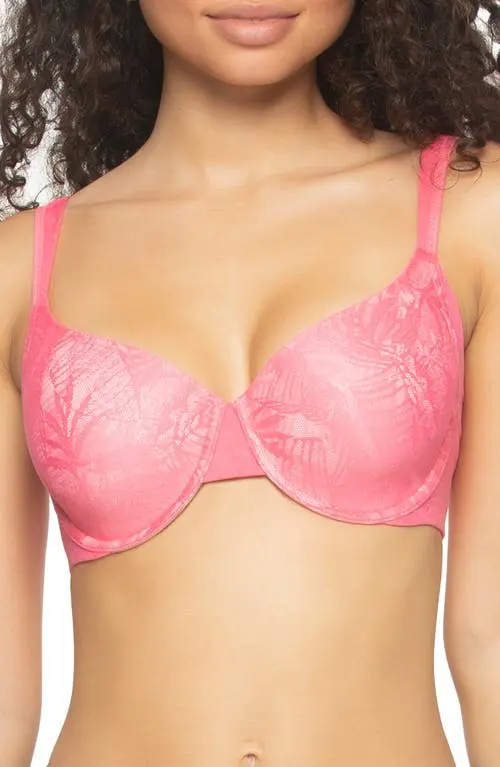 Felina Jessamine Underwire Minimizer Bra - Camellia Rose